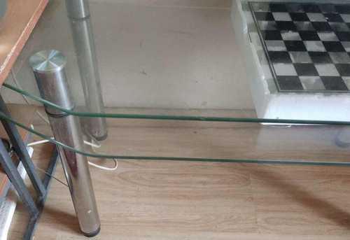 Стеклянная тумба -столик