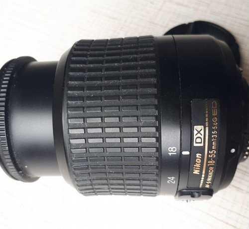 Объектив Nikon DX AF-S Nikkor 18-55mm 1:3.5-5.6GED
