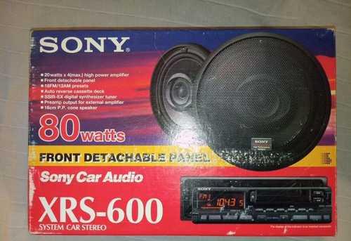 Винтажная кассетная автомагнитола sony XRS-600