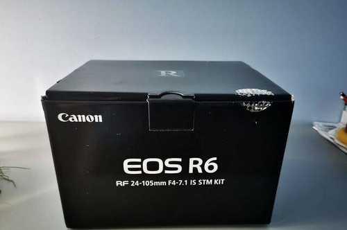 Canon EOS r6 р6 kit RF 24-105mm f/4-7.1 IS STM