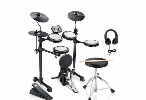Donner Ded-80P Electric Drum Set 5 Drums 3 Cymbals