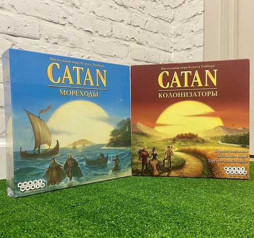 Catan колонизаторы + дополнение "Мореходы"