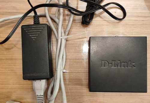Коммутатор неуправляемый D-Link DGS1005D