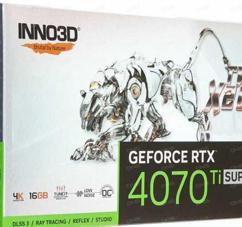 Inno3D GeForce RTX 4070 Ti super twin X2 OC white