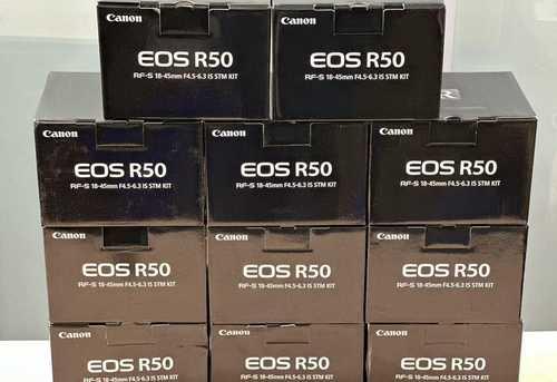 Canon EOS R50 Kit RF 18-45mm IS STM Новый