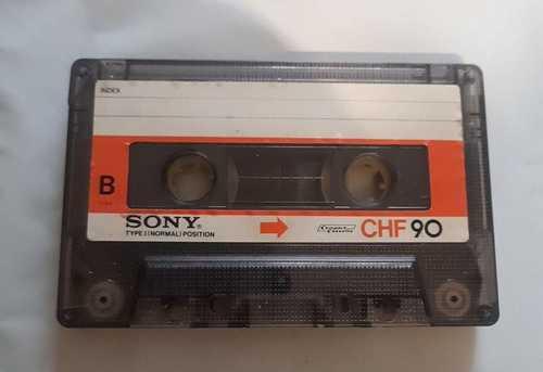 Аудиокассета б. У. Sony chf90