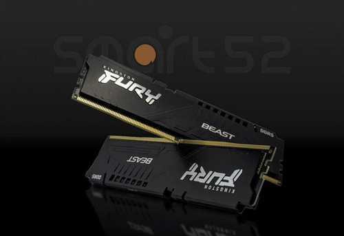 Kingston Fury Beast 16 гб, DDR5, 5600 мгц, CL40