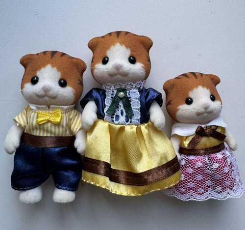 Sylvanian families сильвания семья котов