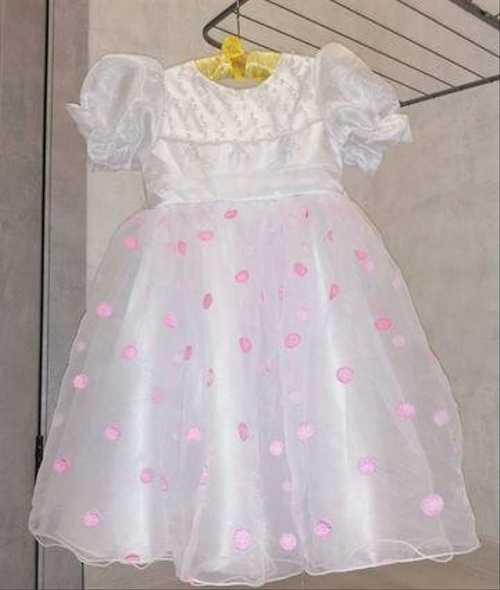 Платье нарядное девочка 3-7 лет