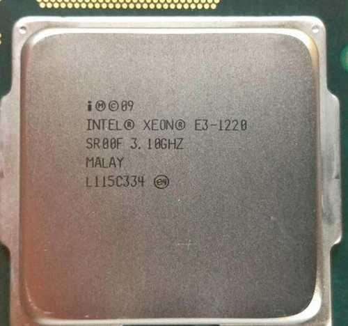 Intel Xeon E3 1220 1155