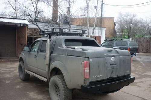 Задний силовой бампер Спорт Ниссан Навара Navara