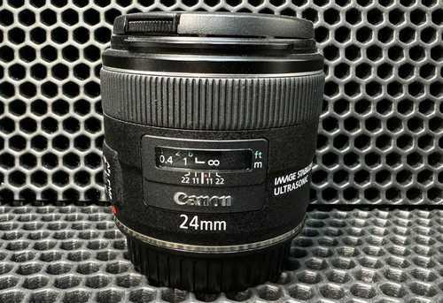 Объектив Canon EF 24mm F/2.8 IS USM