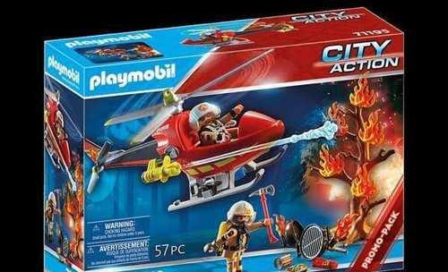 Пожарный вертолет playmobil 71195