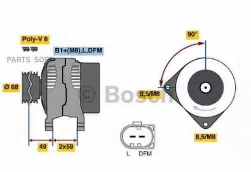 Bosch 0124515013 Генератор