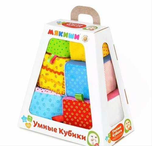 Мякиши Умные Кубики для малышей