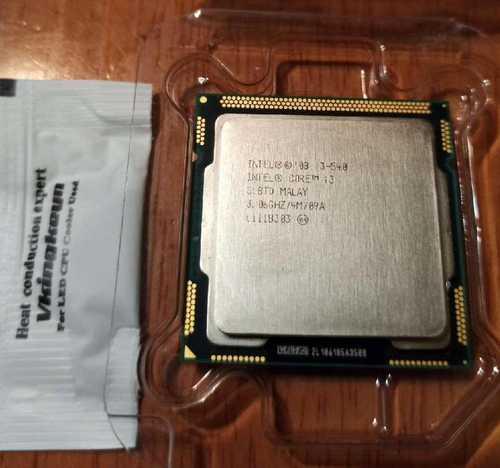 Процессор intel core i3-540 LGA 1156 3.06 GHz