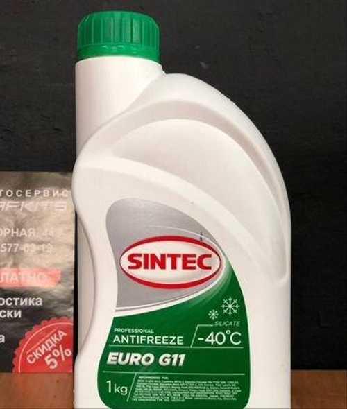 Антифриз sintec -40 G11 Euro зеленый