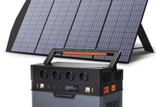 Станция Allpowers 1500w + панель Allpowers 200w