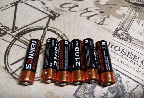 Аккумуляторы Sonnen AA 2100 mAh 1.2v 6штук