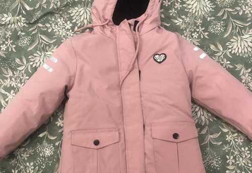 Куртка зимняя на девочку размер 110