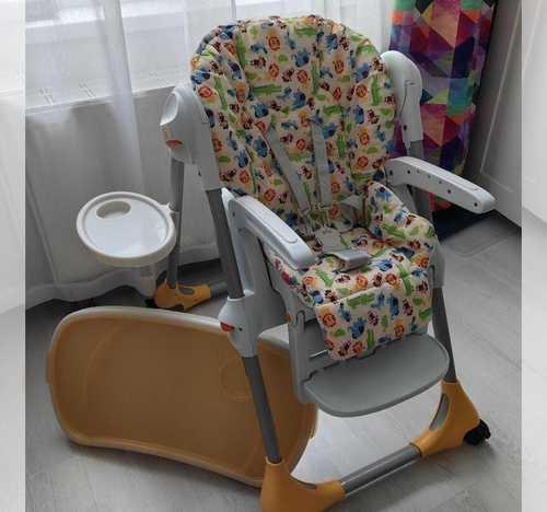 Стульчик для кормления chicco polly