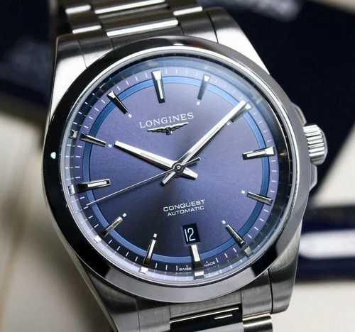 Часы Longines Conquest Blue 41 mm L3.830.4.92.6