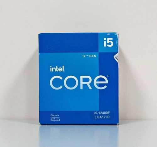 Intel Core i5 12400F Box (с кулером). Гарантия