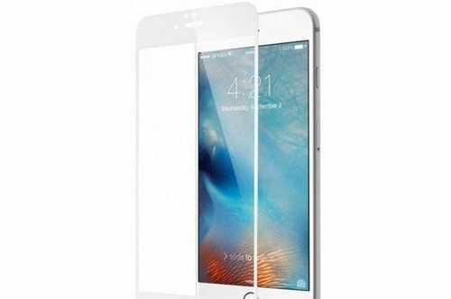 Защитное стекло auzer iPhone 6/7/8/SE (2020) (Бело