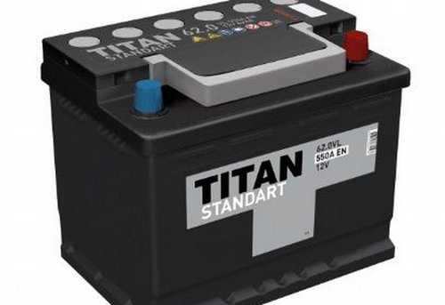 Аккумулятор 62 Ач Titan Standart 550А