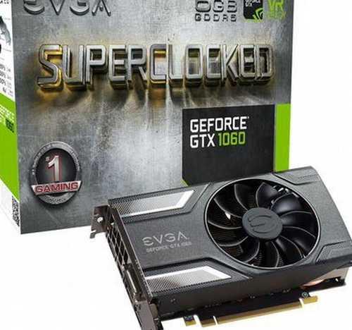 Видеокарта evga GeForce GTX 1060 SC gaming 6Gb