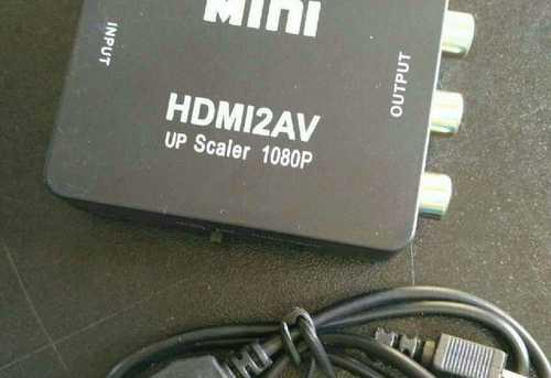 Видеоконвертер hdmi - 3xRCA