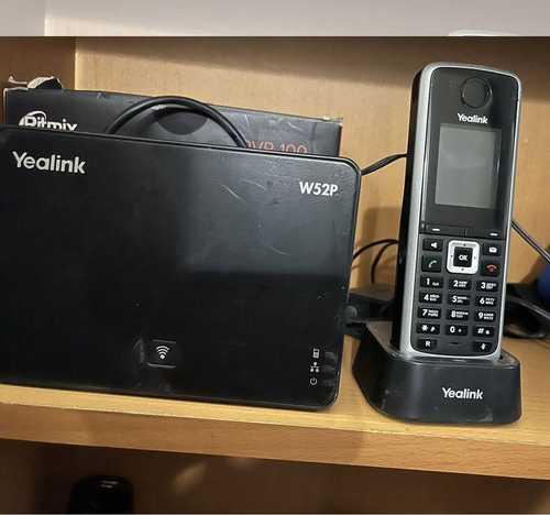 Телефон VoIP Yealink W52P черный