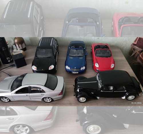1:18 Mercedes, Porsche, Citroën. Цена за всё. 1/18