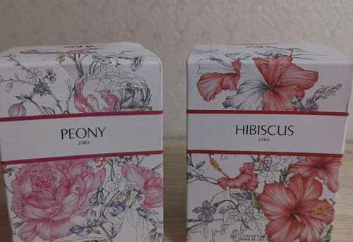 Парфюмерная вода Zara Peony, Hibiscus 90 мл