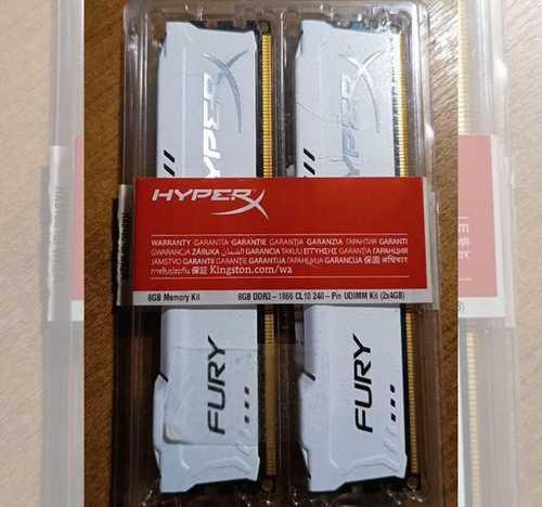 Оперативная память HyperX Fury 4 гб DDR3 1866