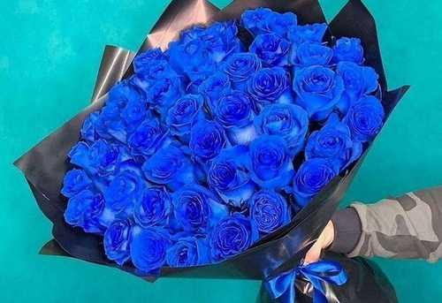 Синие розы Доставка цветов