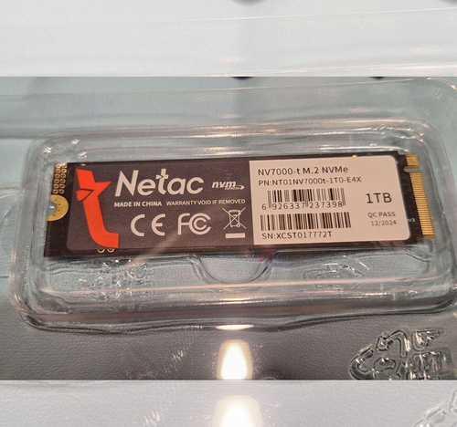 Ssd m2 nvme 1tb netac