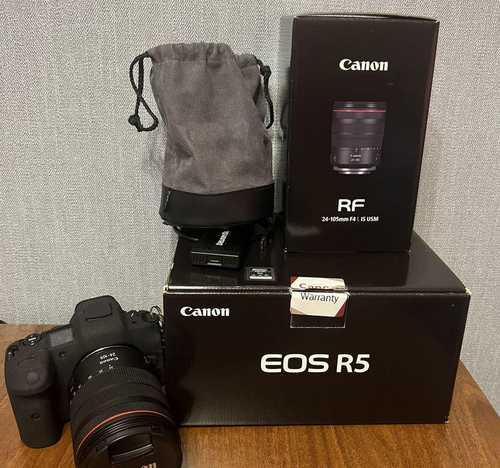 Canon EOS R5 Kit RF 24-105mm F4L IS USM