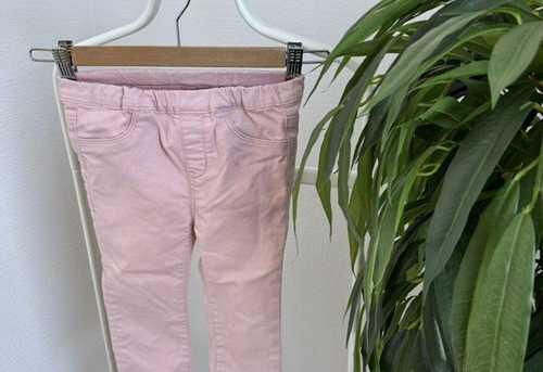 Розовые джинсы h&m 98