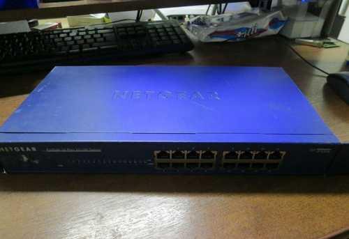 Коммутатор NetGear ProSafe 16 JFS516 (арт.09614)