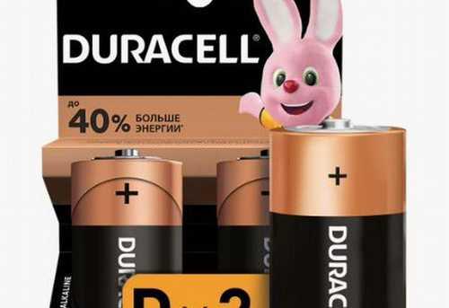 Батарейка Duracell D (LR20) 2 шт