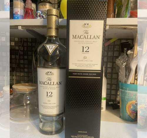 Пустая бутылка с коробкой из под Macallan12