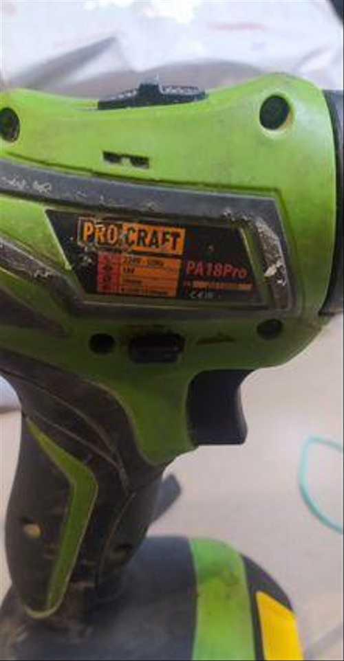 Аккум. шуруповерт ProCraft PA18Pro, арт.7593(982)