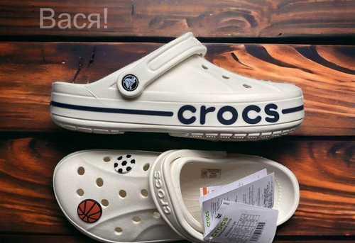 Crocs сабо белые