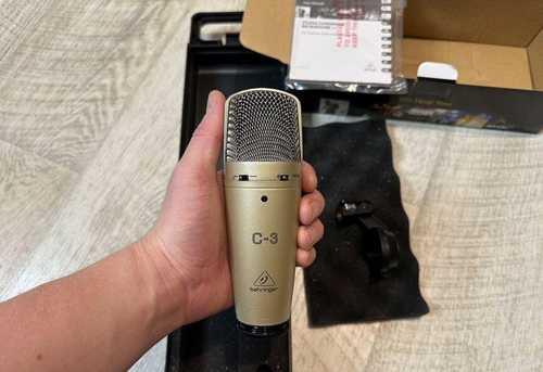Студийный микрофон behringer c-3