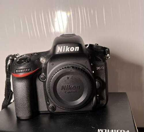 Зеркальный фотоаппарат Nikon D610 + 4 объектива