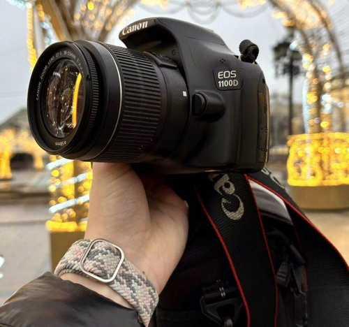 Фотоаппарат canon eos 1100d   сумка   комплект