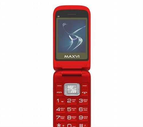Сотовый телефон Maxvi E5 2.4" Red GSM