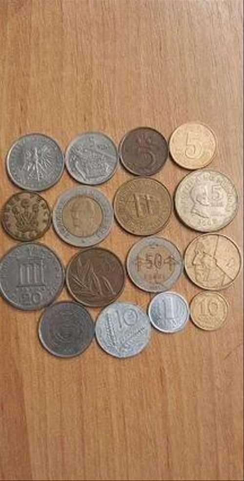 Иностранные монеты без повторов