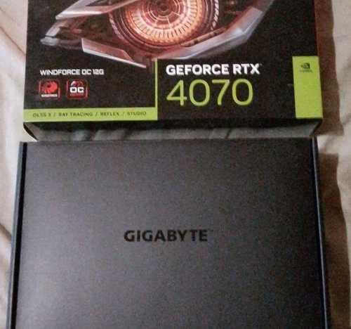 Коробка от Видеокарты geforce 4070